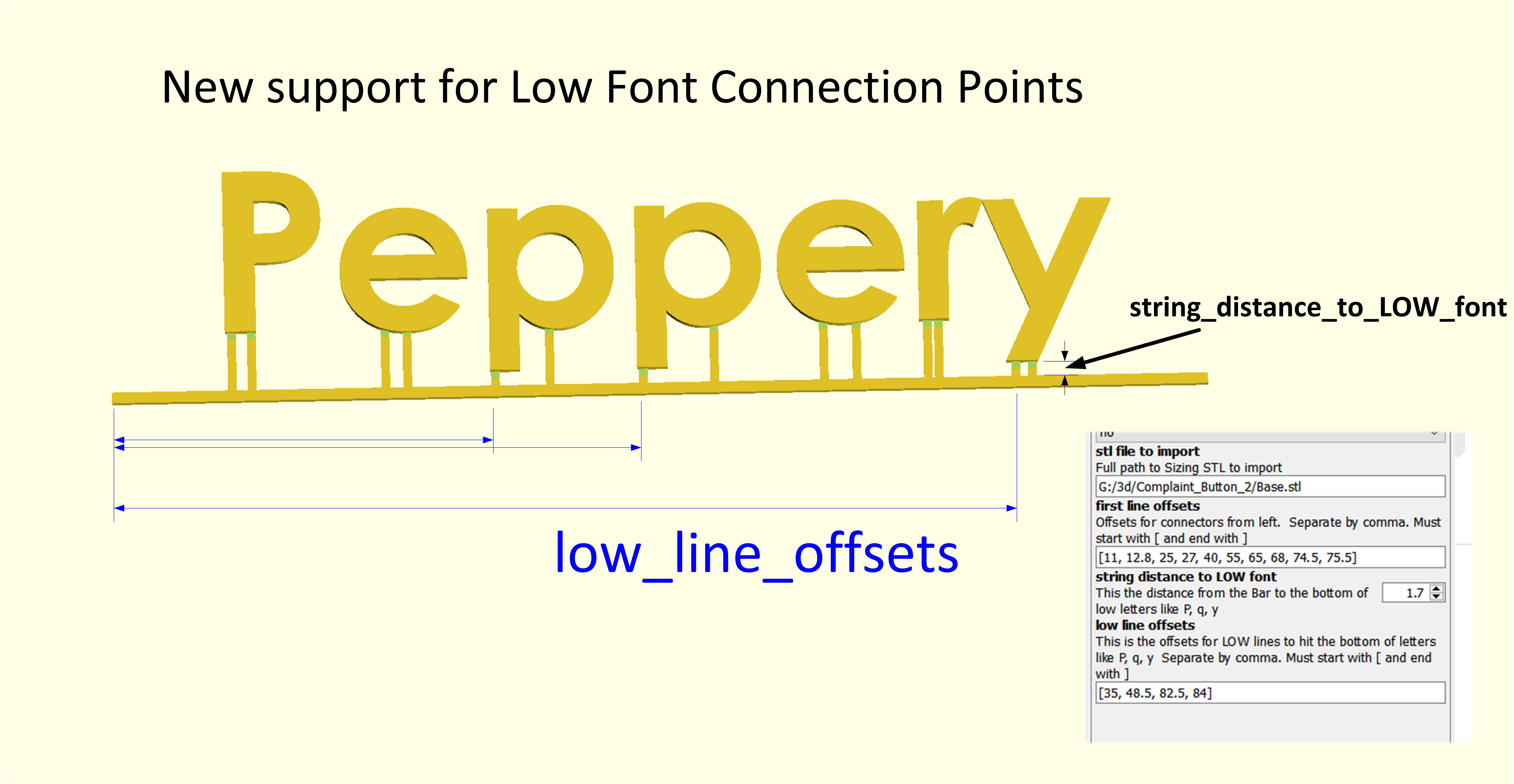 3D Text on a Breakaway Bar by AlwaysTinkering | Download free STL model ...