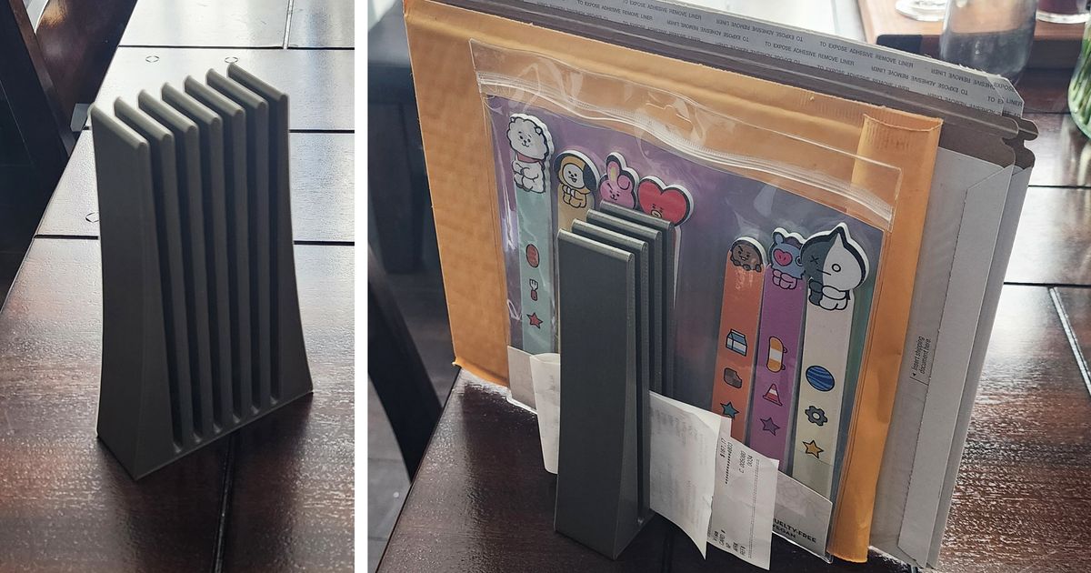 Standing File Sorter by Triple G Workshop | Download free STL model ...