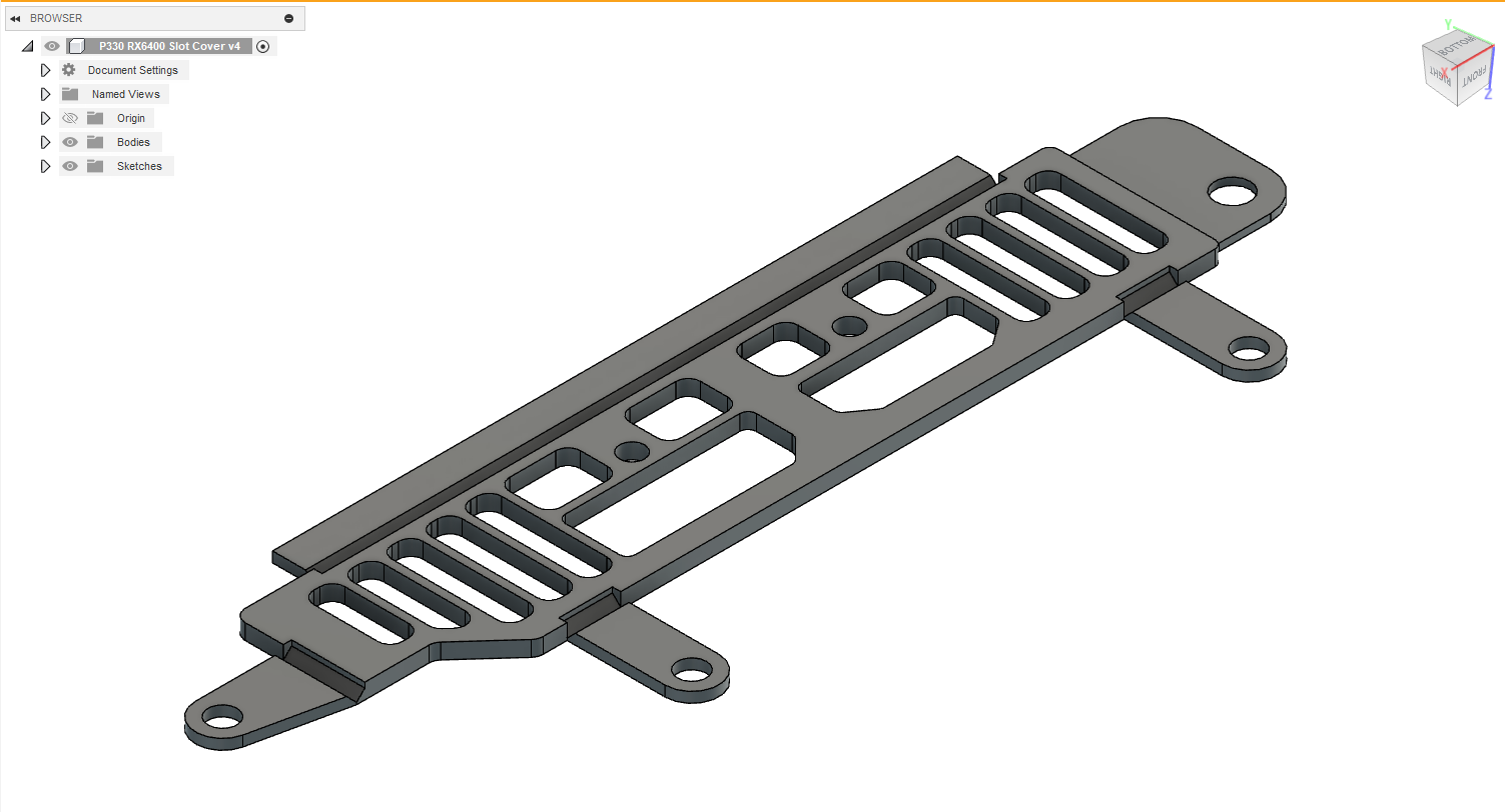 Lenovo P330 Tiny RX6400 PCIe Bracket by ShadowChaser | Download free ...