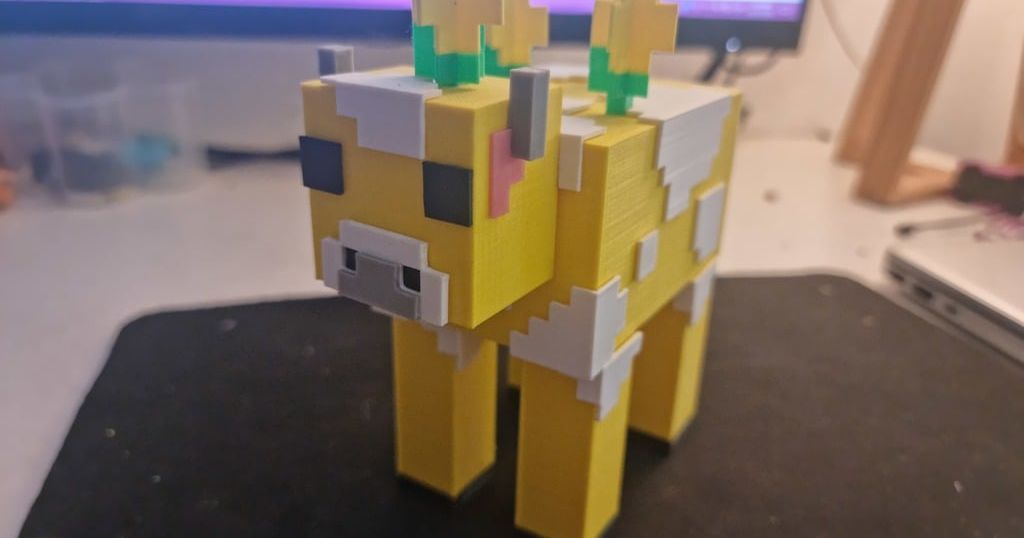 Minecraft Moobloom by beccaclarebear | Download free STL model ...