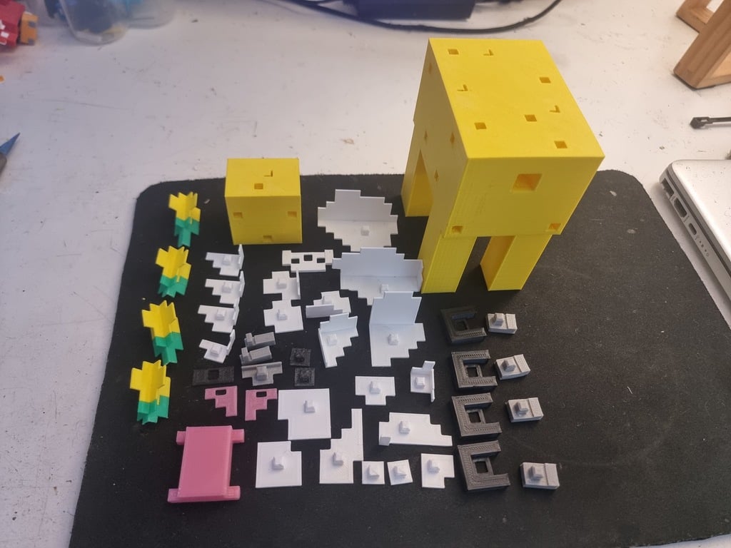 Minecraft Moobloom by beccaclarebear | Download free STL model ...