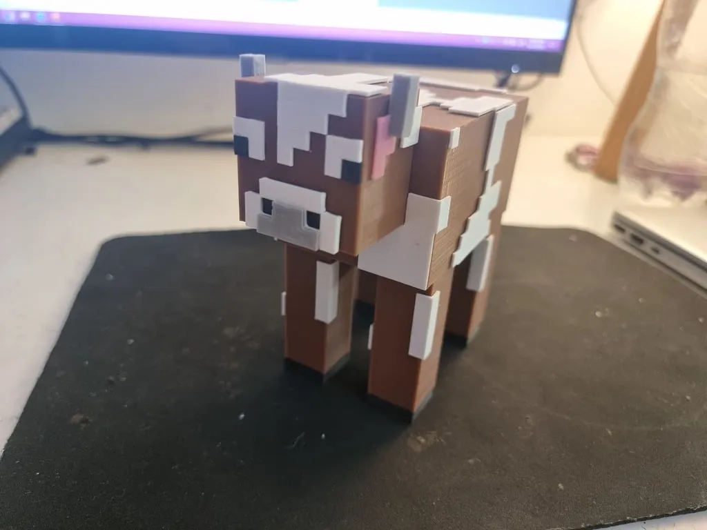 Minecraft cow by beccaclarebear | Download free STL model | Printables.com