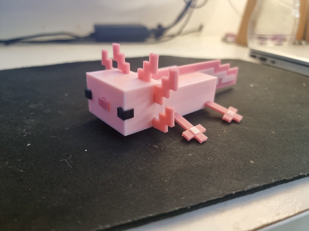 Minecraft Axolotl by beccaclarebear | Download free STL model ...