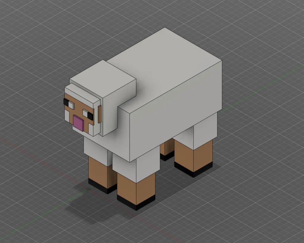 minecraft sheep template