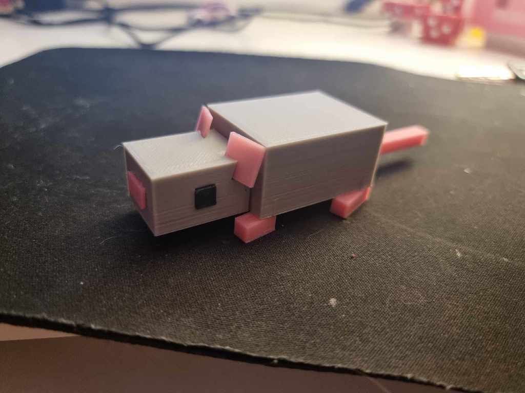 Minecraft Rat by beccaclarebear | Download free STL model | Printables.com