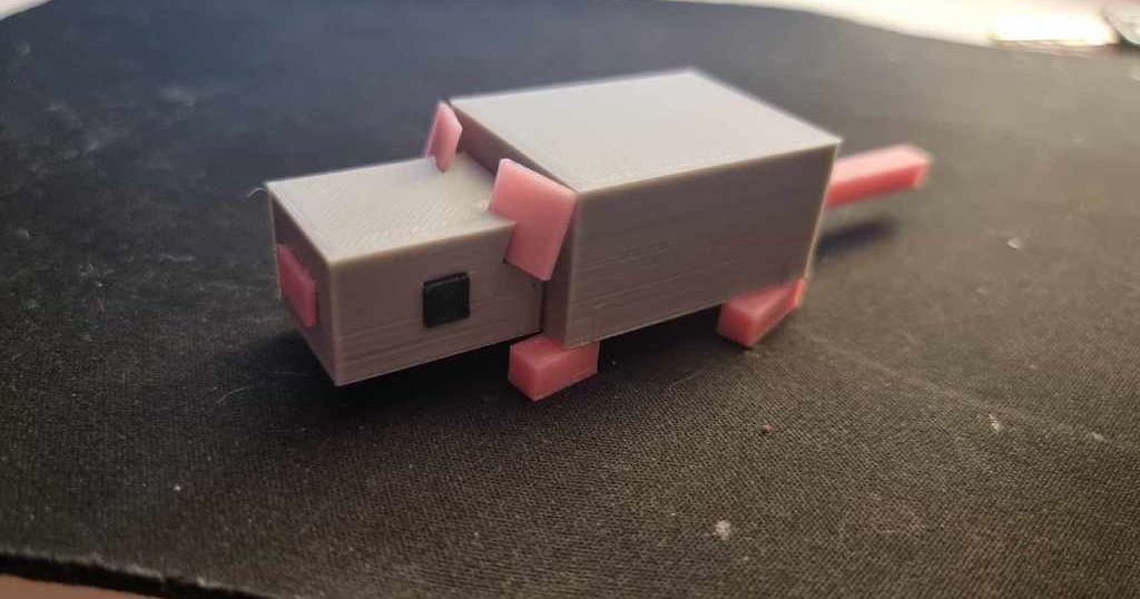 Minecraft Rat by beccaclarebear | Download free STL model | Printables.com