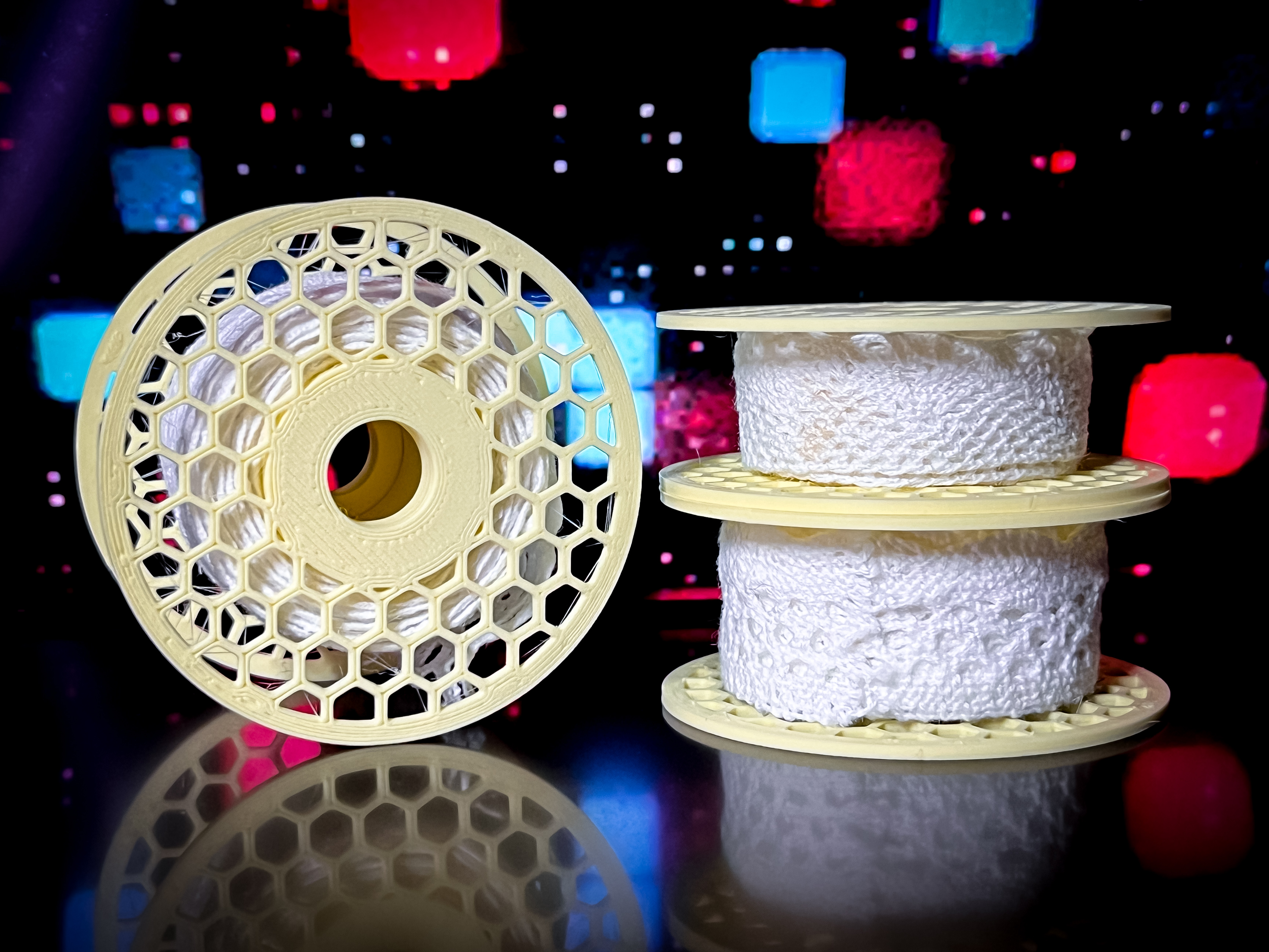 Hexagon Tape Spool by Maxim | Download free STL model | Printables.com