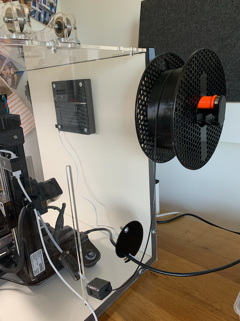 Filament Spool Holder for Tukkari Prusa Mini Enclosure by JCJ ...