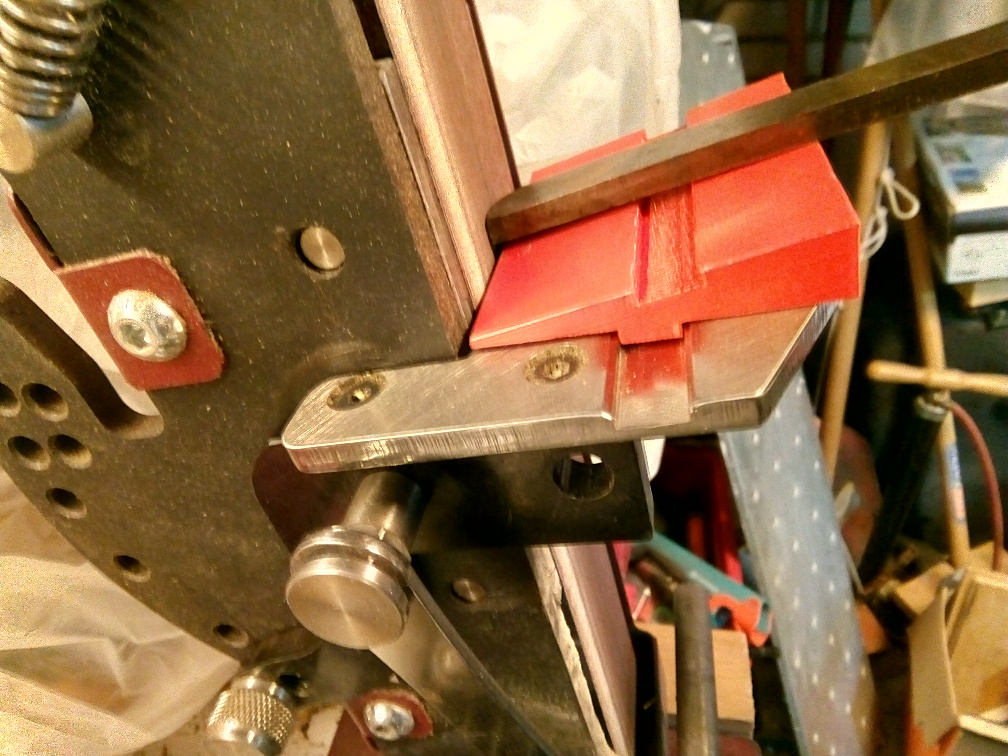 Support wedge for grinding scrapers on the Sorby Pro Edge by efvee ...