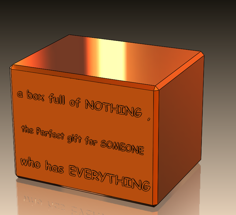 NOTHING BOX the perfect GIFT !! por MatteMR | Descargar modelo STL ...