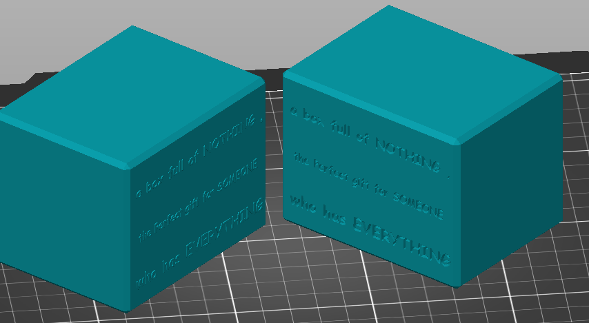 NOTHING BOX the perfect GIFT !! por MatteMR | Descargar modelo STL ...