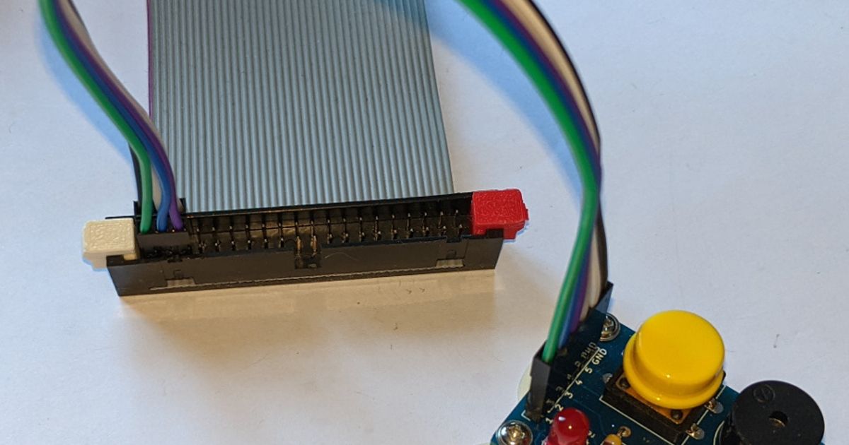 Raspberry Pi GPIO spacer clip by Geoff_B_UK | Download free STL model ...