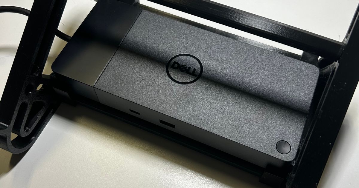 Docking station holder for "Laptop Stand V3" by Paul | Download free ...