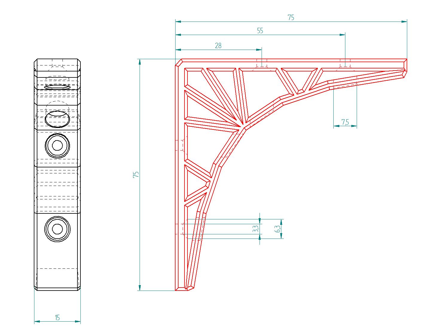 Eiffel Bracket by mkrpat | Download free STL model | Printables.com