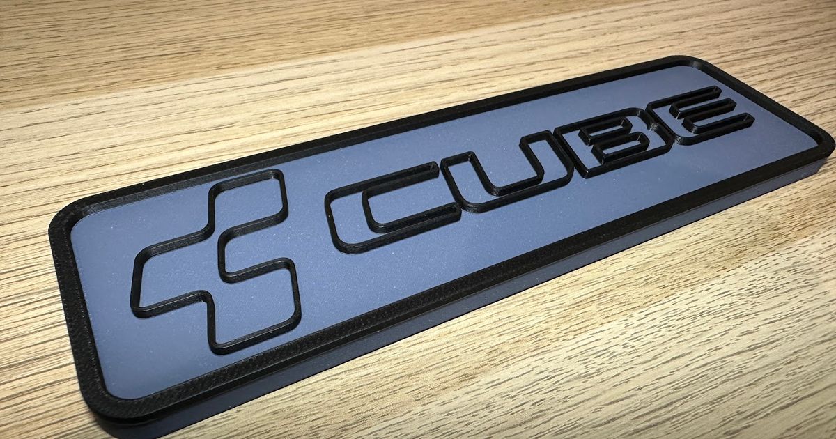 CUBE Bike logo por Michael Gmür | Descargar modelo STL gratuito ...
