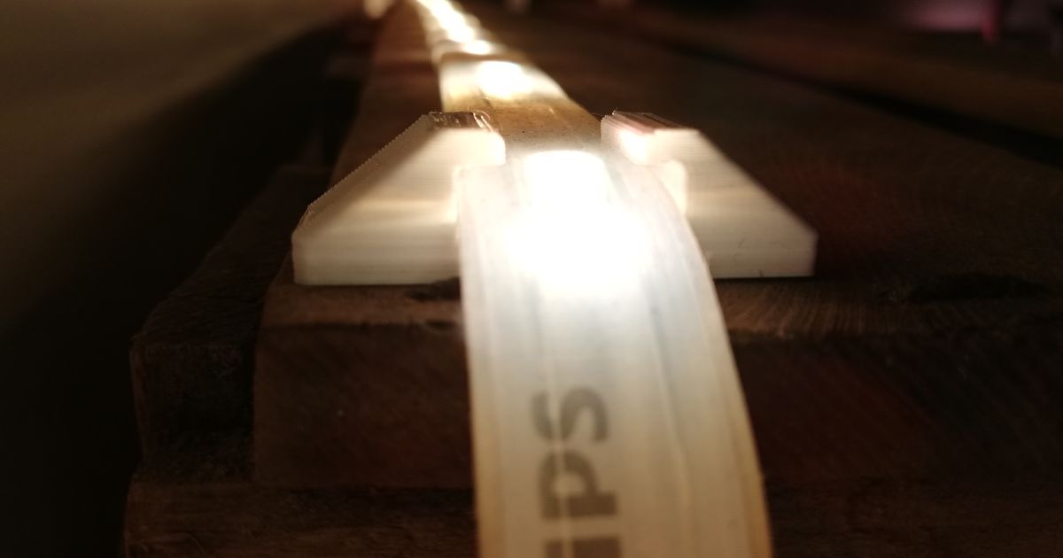 Philips Hue LightStrip+ Clip by mkrpat | Download free STL model ...