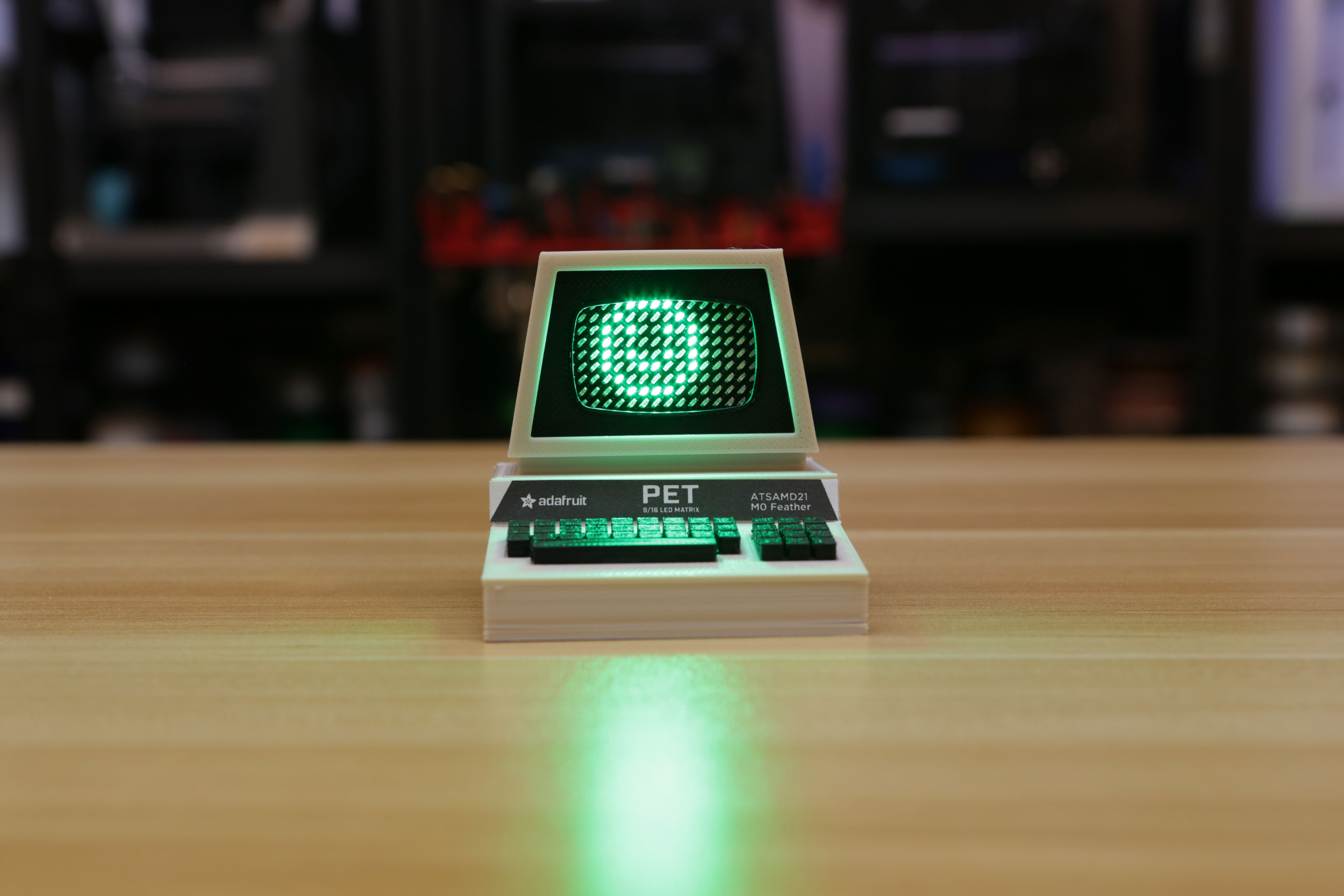 Mini Commodore PET with Charlieplexed LED Matrix by Adafruit | Download ...
