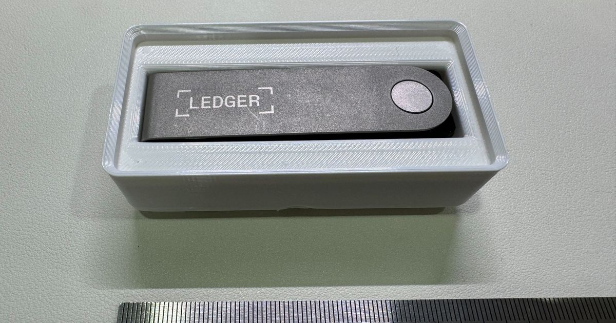 Gridfinity Ledger Nano X Holder 1x2x3 Von Tony Kostenloses Stl Modell