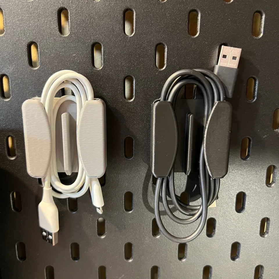 New Improved - Skadis Cable Holder by Handy Handcrafts | Download free ...