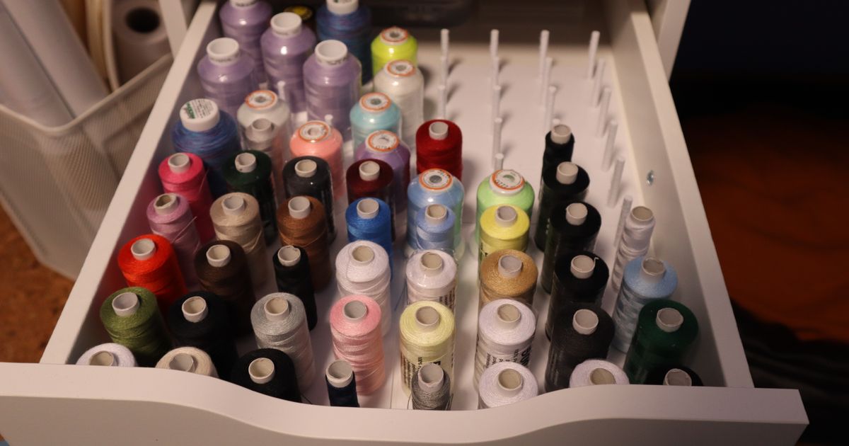IKEA ALEX SEWING THREAD HOLDER by Michael | Download free STL model ...