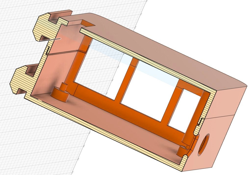 Raspberry Pi 3b+ Case with extrusion rails by PraetorianCZ | Download ...