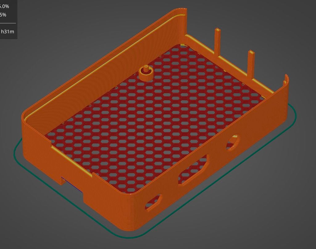Raspberry Pi 3b+ Case with extrusion rails by PraetorianCZ | Download ...