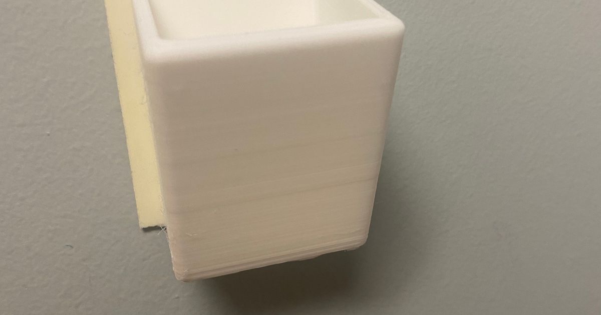 Wall Mounted remote holder by trustyourforce | Download free STL model ...