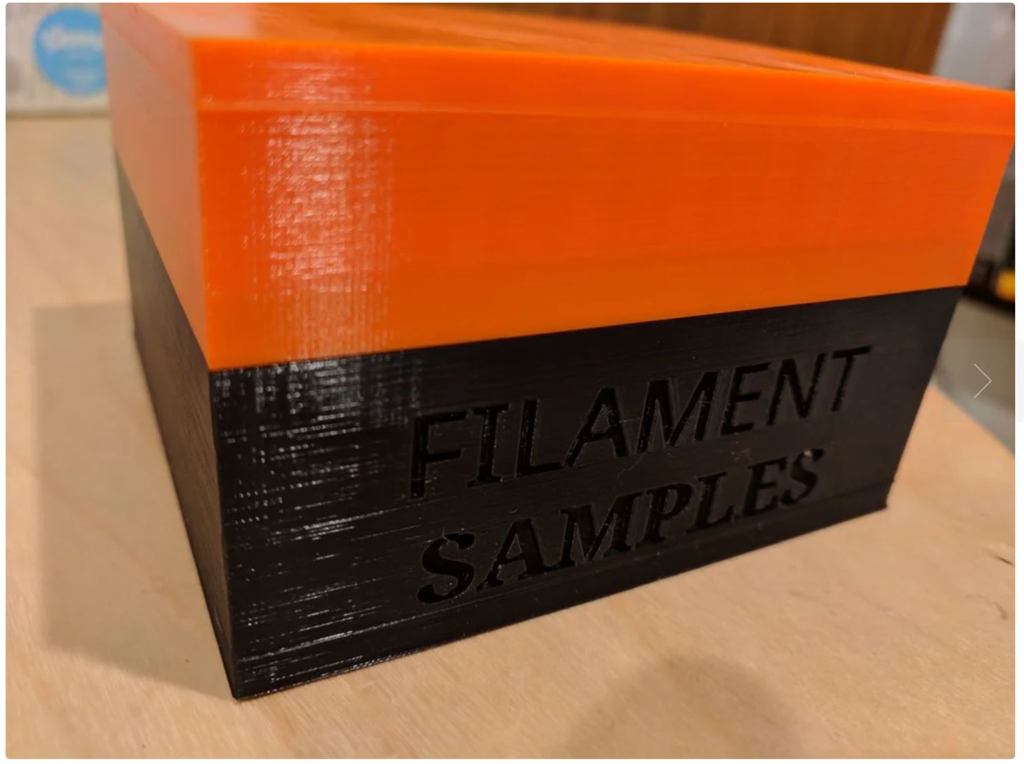 Filament Sample Card Box by chking | Download free STL model ...