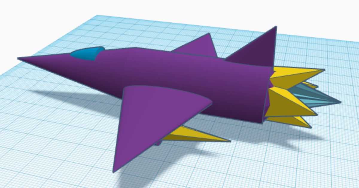 Custom jet by Gabriel Rhoads-Herrera | Download free STL model ...