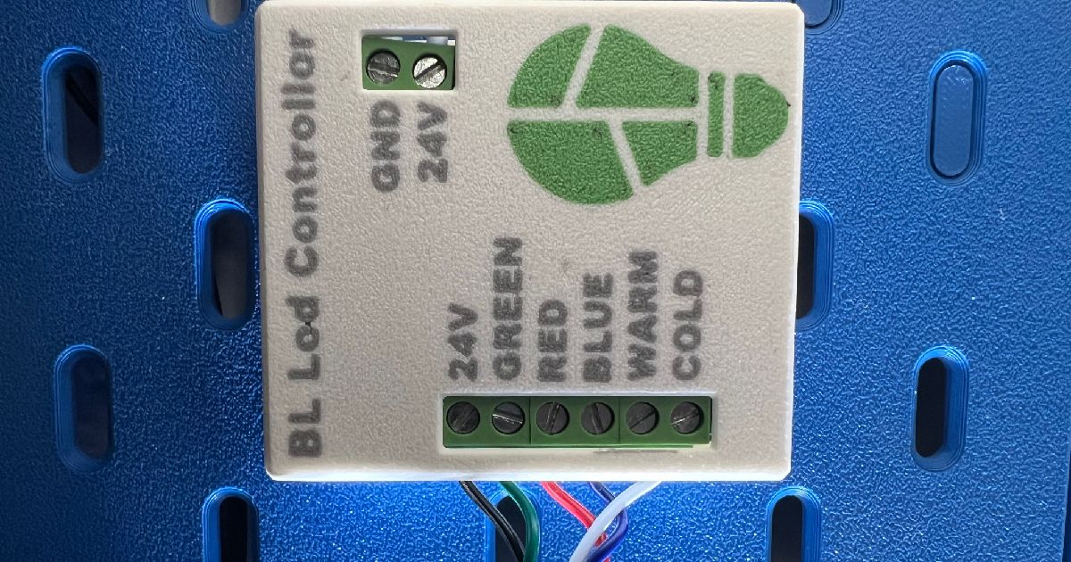 BL LED Controller Mounting Plates by detLAN | Download free STL model ...