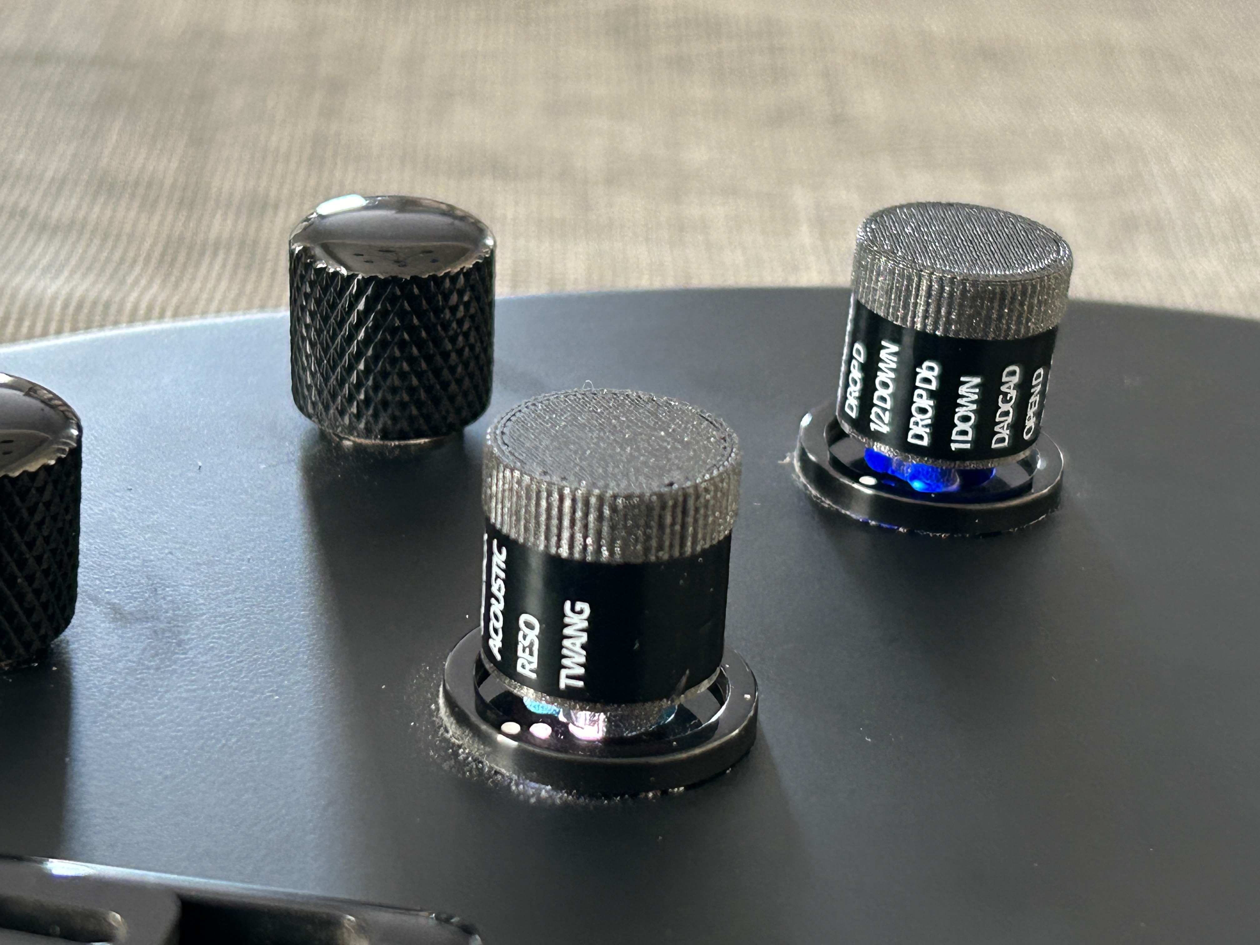 Customizable Knobs for Line 6 Variax or any Rotary Encoder or Rotary Switch with 6mm D Shaft by ...