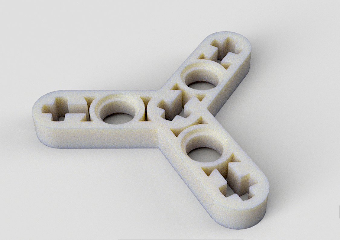 Lego Technic Lever 3x120 by gup3d | Download free STL model ...