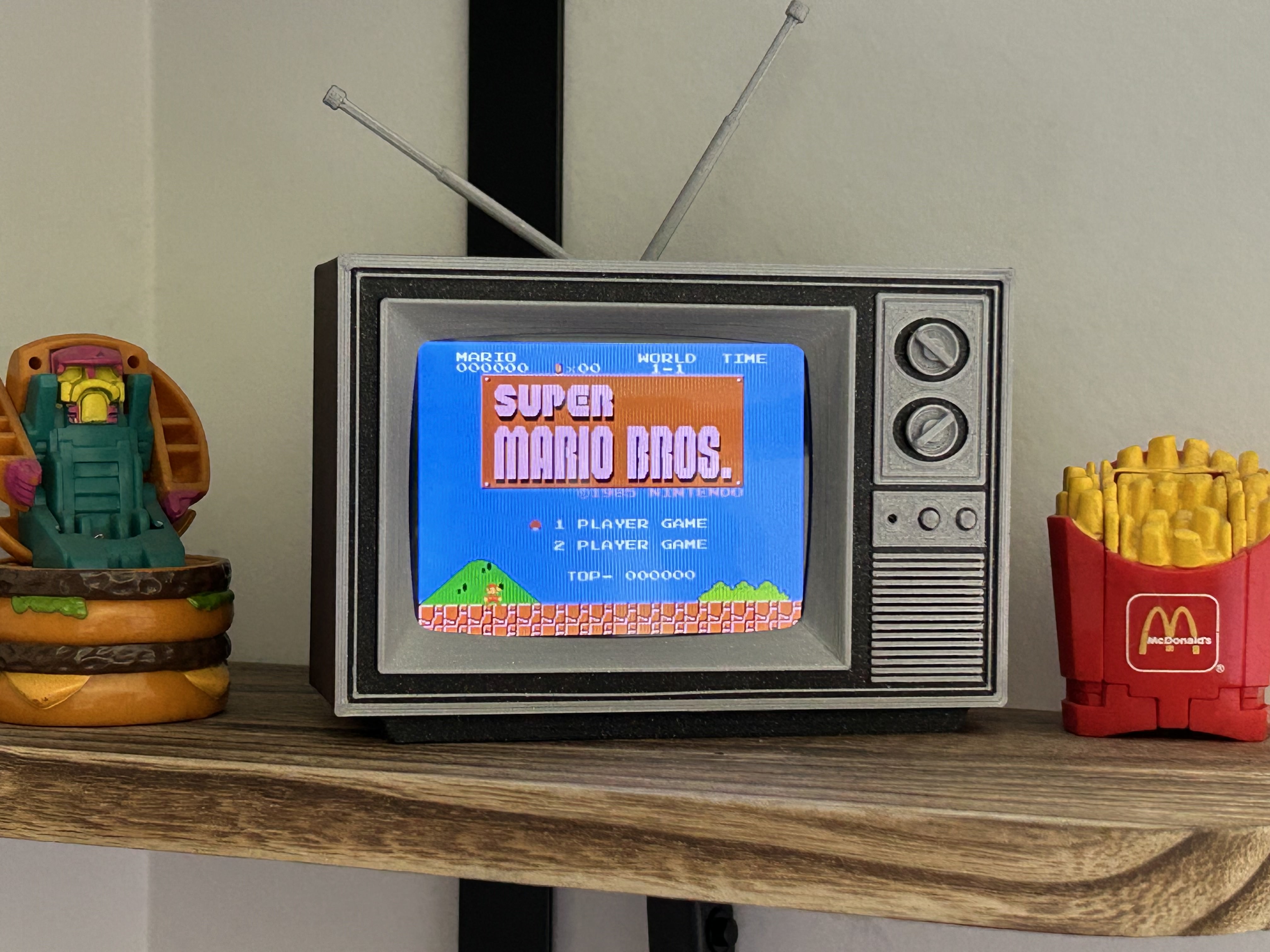 Retro TV Raspberry Pi Case V2 by fantasticmrdavid | Download free STL ...