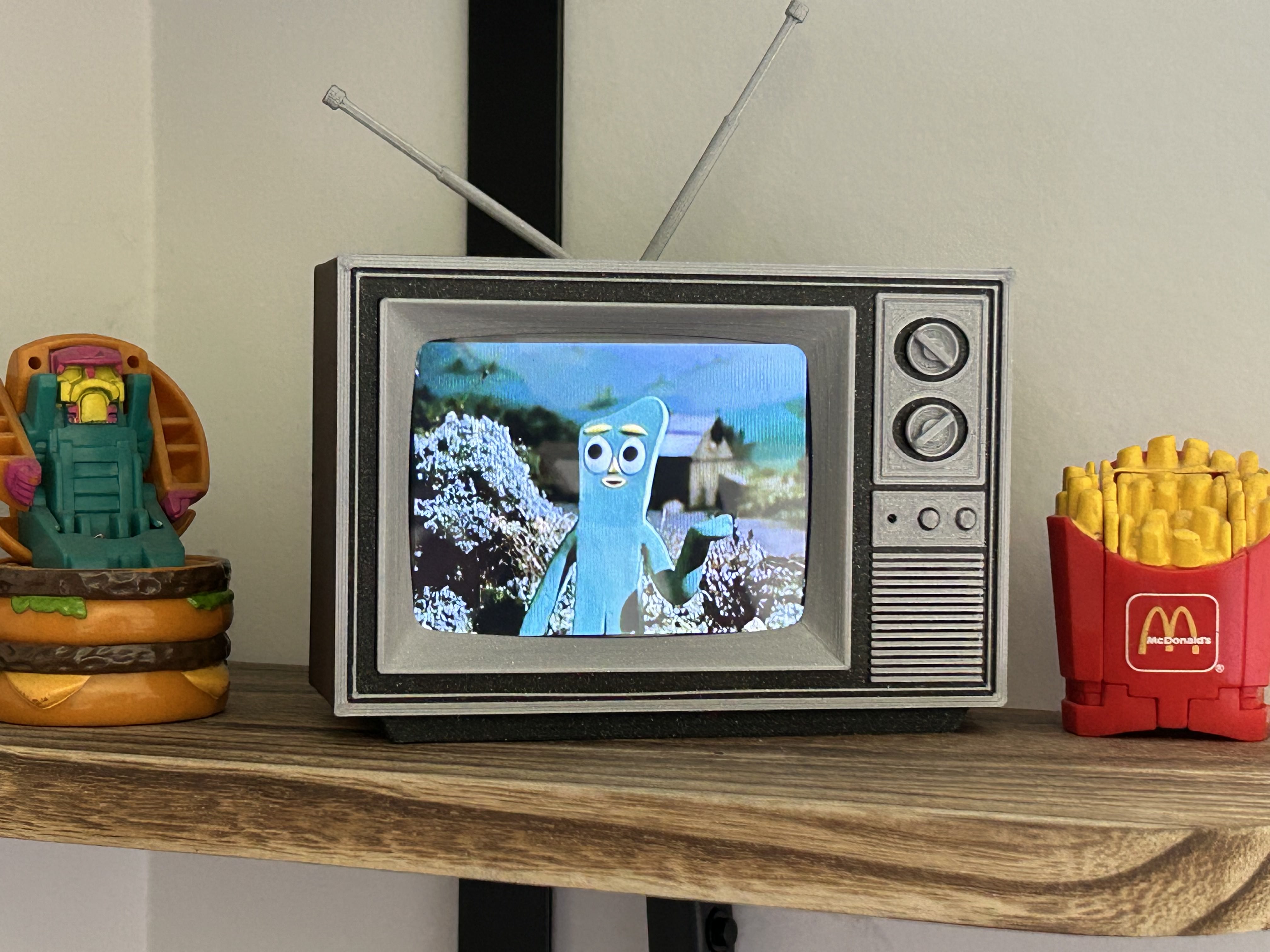 Retro TV Raspberry Pi Case V2 by fantasticmrdavid | Download free STL model | Printables.com