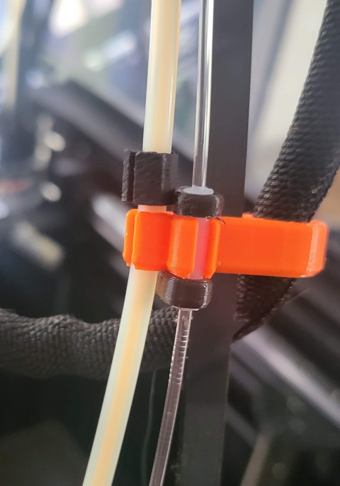 Prusa XL soft TPU cable clip to extruder / Prusa XL Kabel Clip für Soft ...