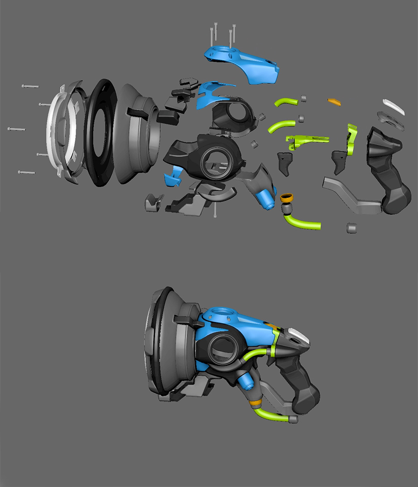 Overwatch Lucio Blaster by Adafruit | Download free STL model ...