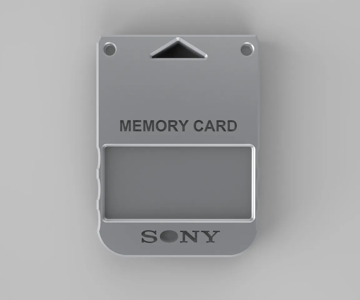 Keychain Memory Card PSX Playstation by Info Sakkez | Download free STL ...