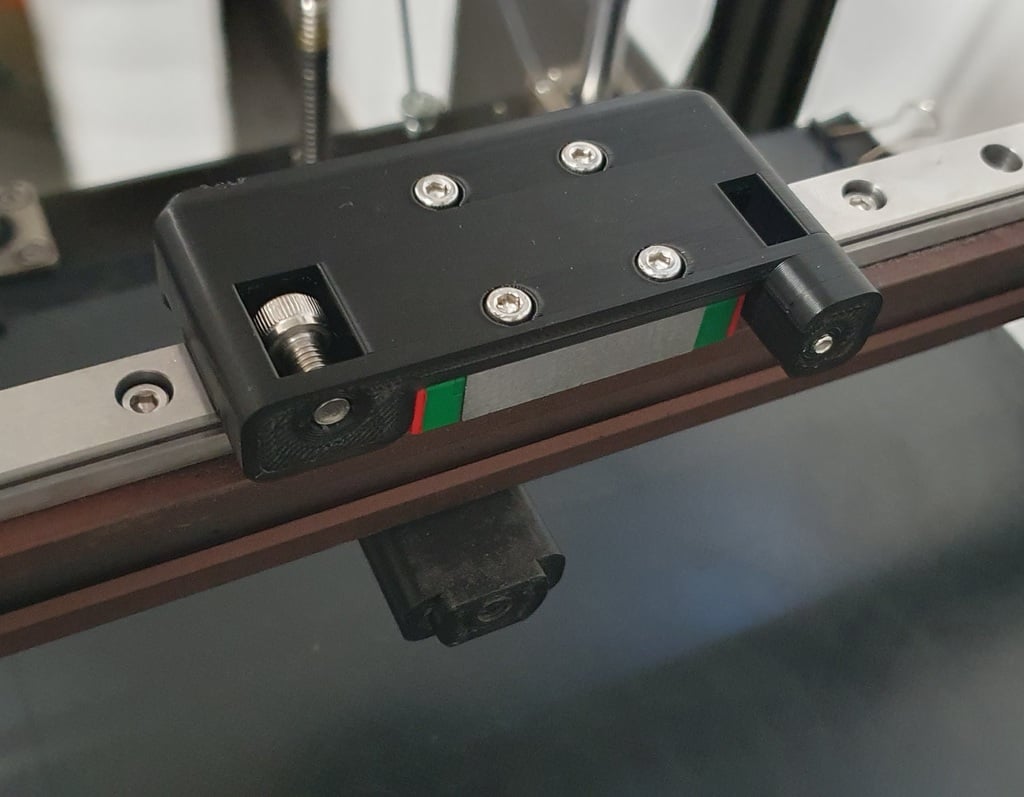 Ender 5 - MGN12H Rail Mount for MicroSwiss DirectDrive Extruder by ...