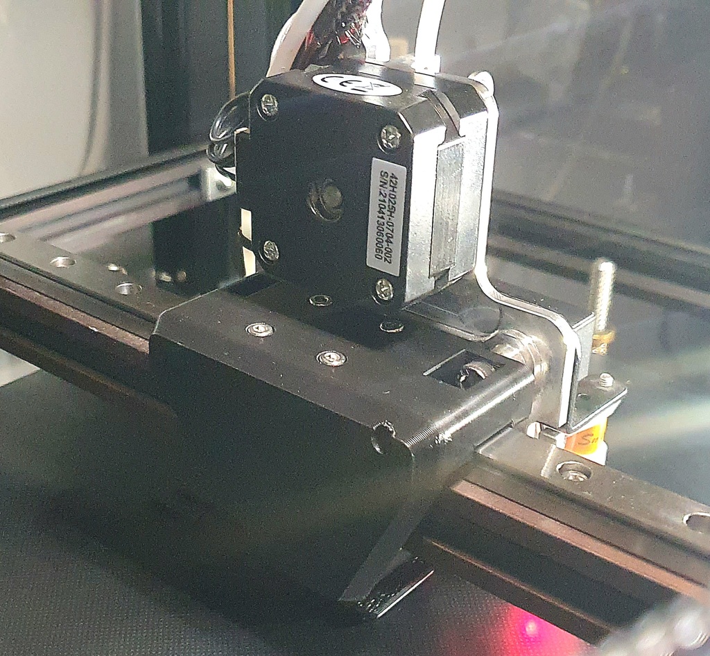 Ender 5 - MGN12H Rail Mount for MicroSwiss DirectDrive Extruder by ...