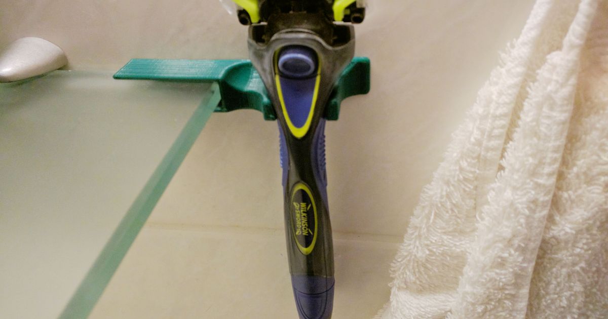 Razor Holder by Olafelch | Download free STL model | Printables.com