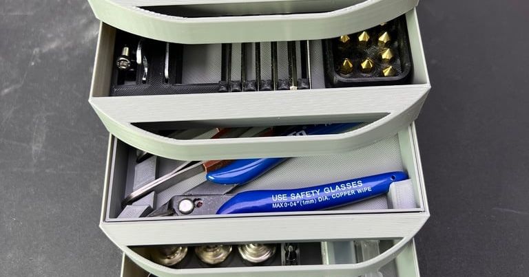 Stackable Modular Parts Drawers von phillipdhall | Kostenloses STL ...