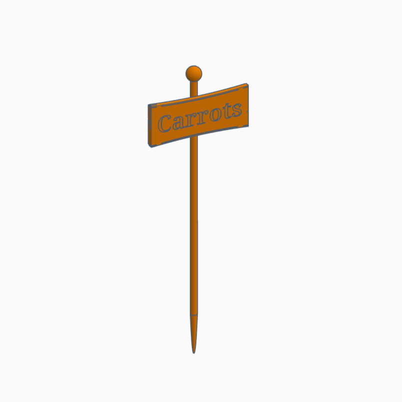 plant label stick by Tobbii | Download free STL model | Printables.com