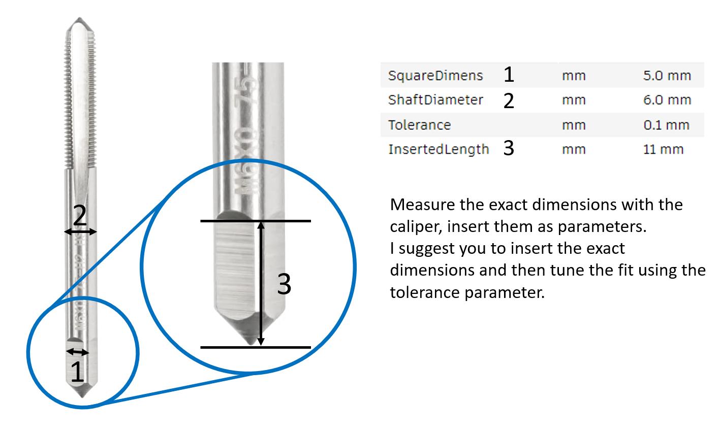 Tap wrench with interchangeable inserts by Addi(c)tiveManufacturing ...