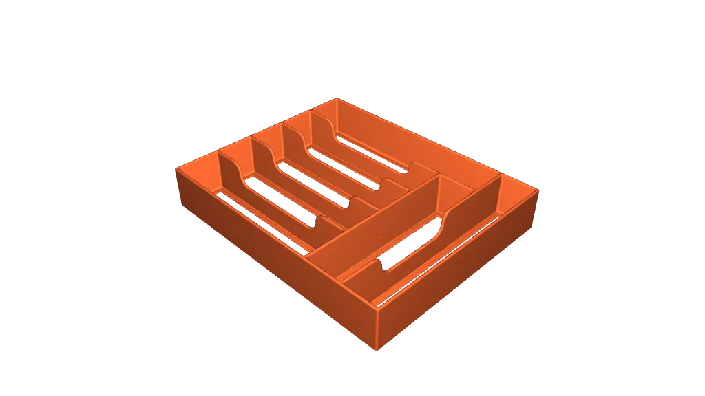 Two silverware drawer organizers 12" x 9.7" and 7.5” x 9.7” by ...