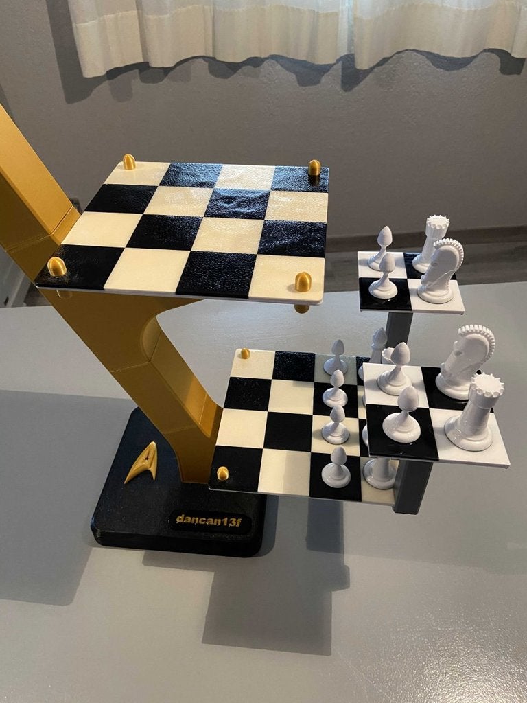 Tri-dimensional Star Trek Chess by dancan13f | Download free STL model ...