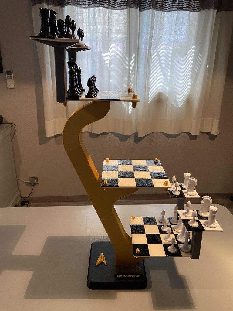 Tri-dimensional Star Trek Chess by dancan13f | Download free STL model ...