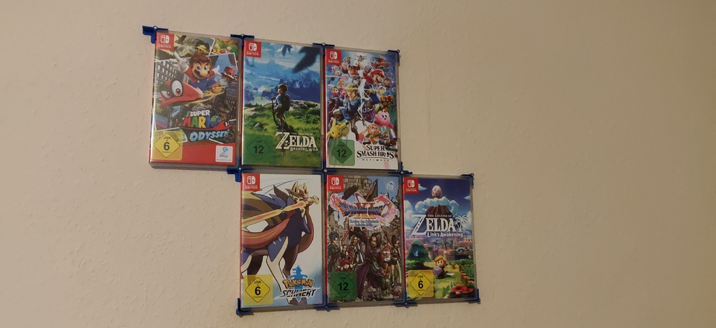 Nintendo Switch Game Wallmount by RaDoLe | Download free STL model ...