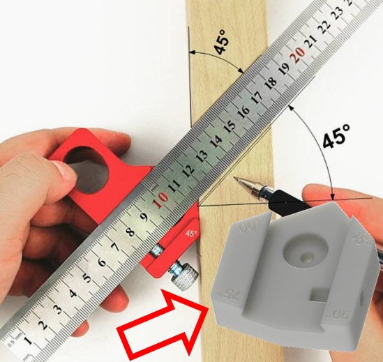 Ruler (max 30mm) gauge postioning and angle block by Bluewar | Download ...