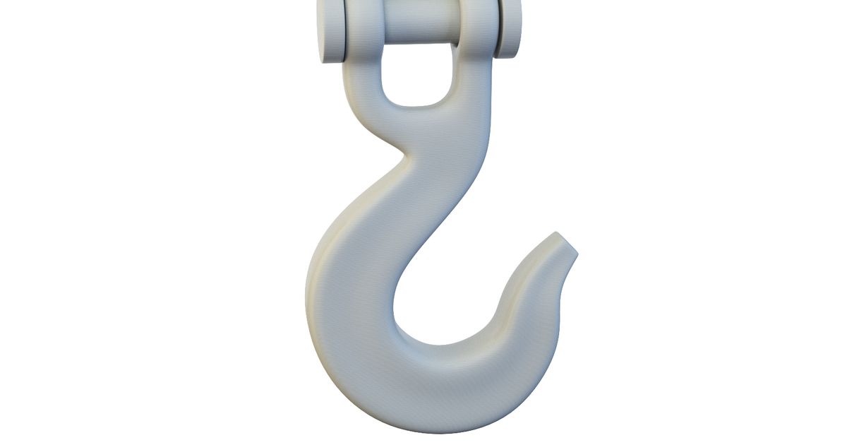 Crane Hook by It's a Print | Download free STL model | Printables.com