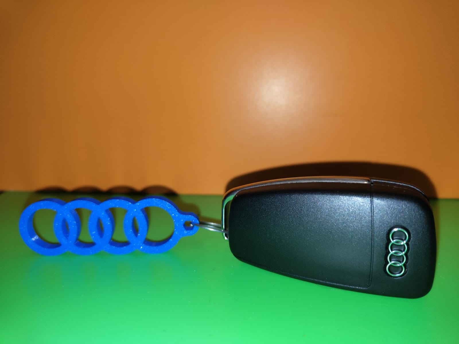 Audi Logo keychain by Ryze3D | Download free STL model | Printables.com